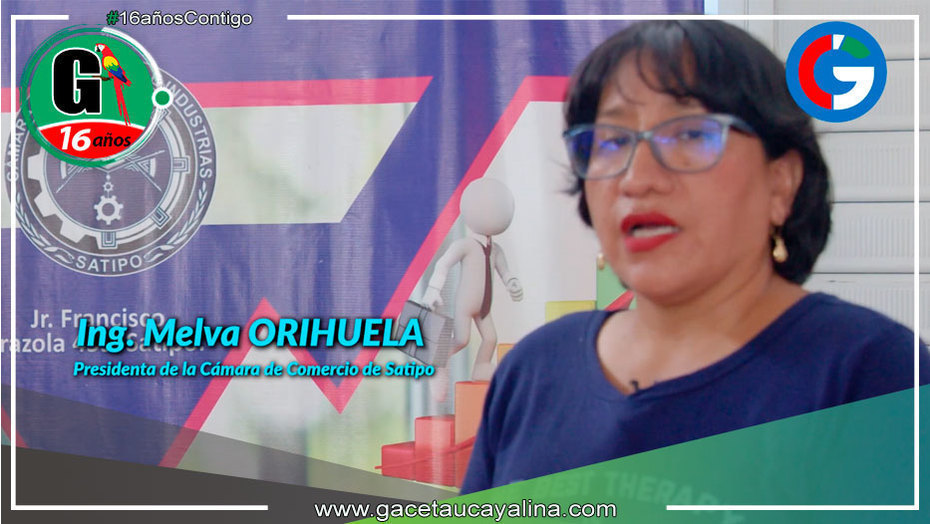 Ing. Melva Orihuela Verano, presidenta de la Cámara de Comercio de ...
