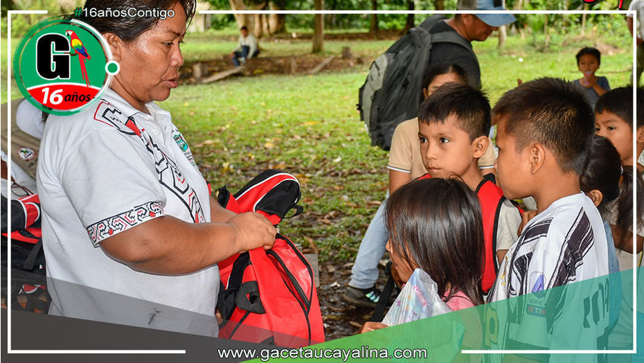 Regidora Inmaculada Campa Álvarez Impulsa Inicio Escolar en Comunidad Nativa en Sepahua | Gaceta ...