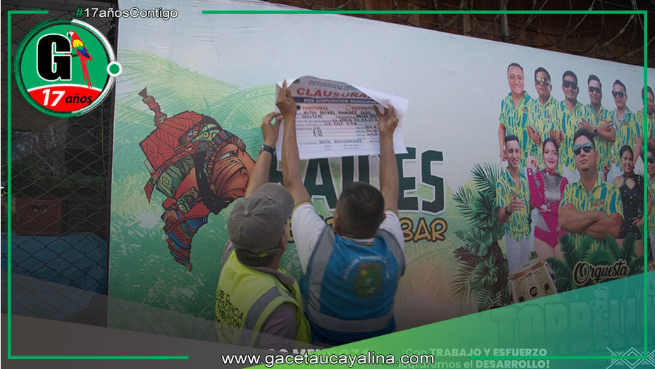 Municipalidad de Atalaya clausura restobar por incumplir normas ...